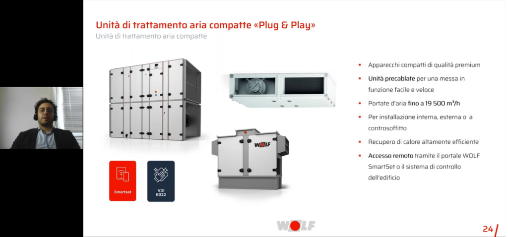 Wolf parla di qualità dell'aria nelle scuole con un webinar