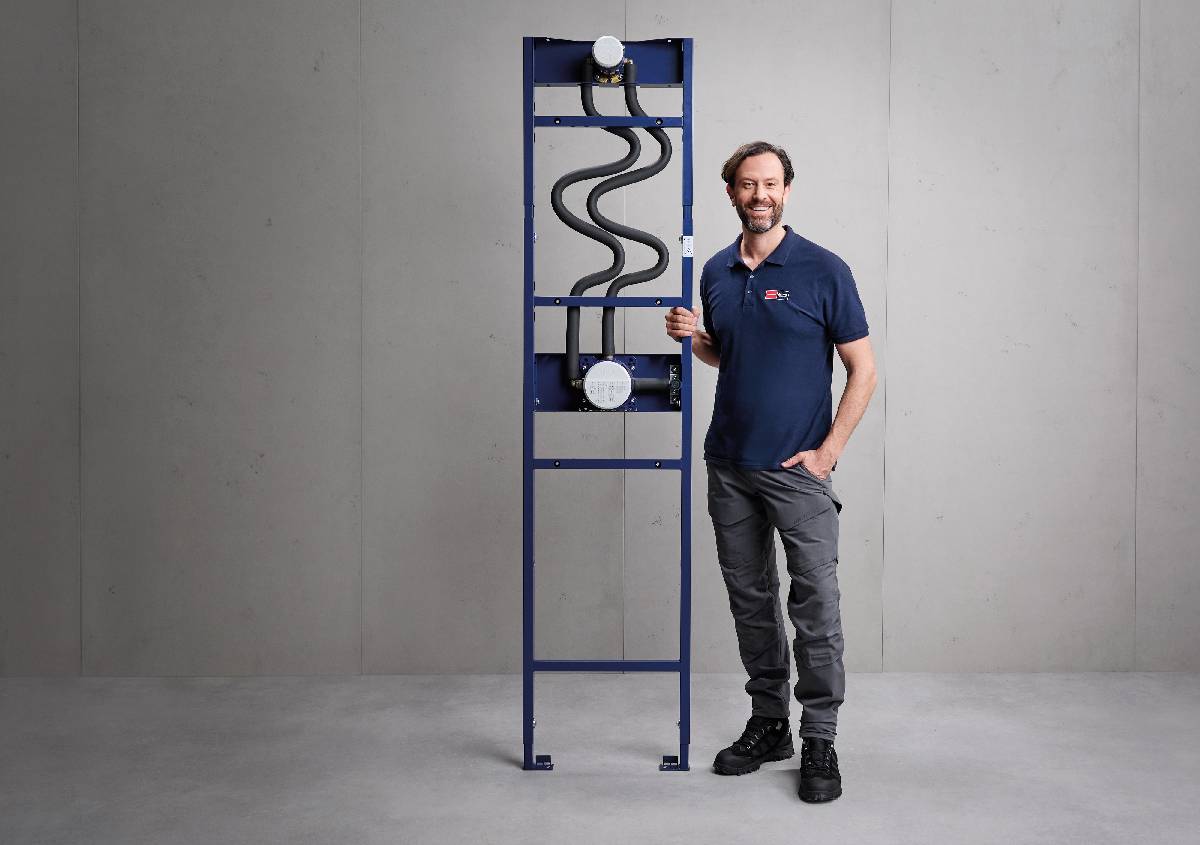 Facilità di installazione con GROHE Rapido Shower Frame