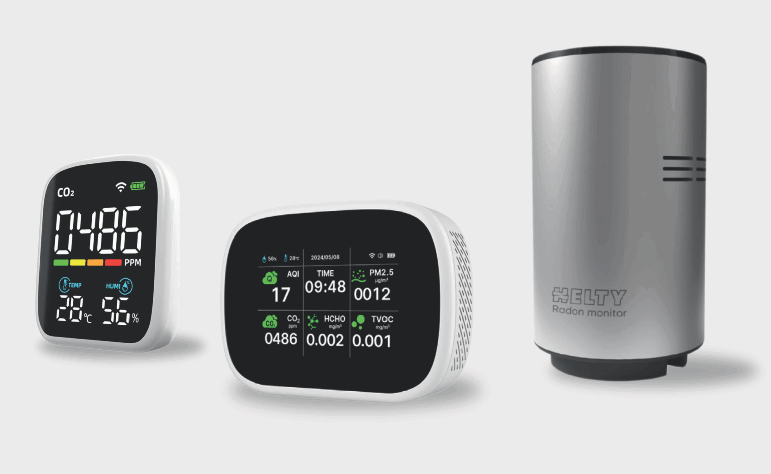 Sensori Helty per la qualità dell'aria indoor