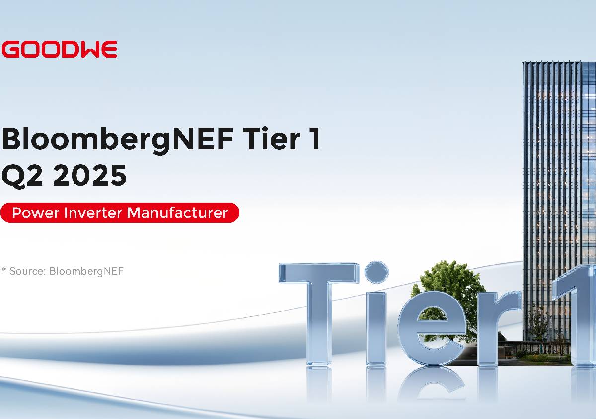 GoodWe tra i produttori di inverter Tier 1